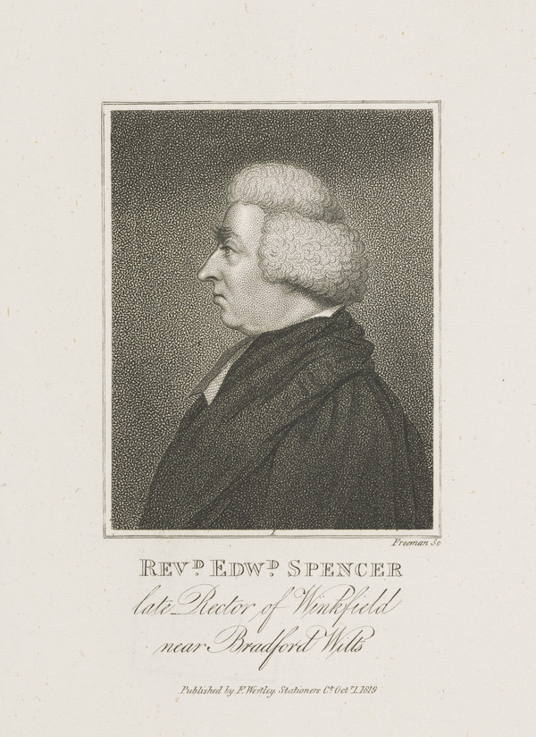 Edward Spencer, 1739 - 1819. Rector of Wakefield, Wilts. by Samuel ...