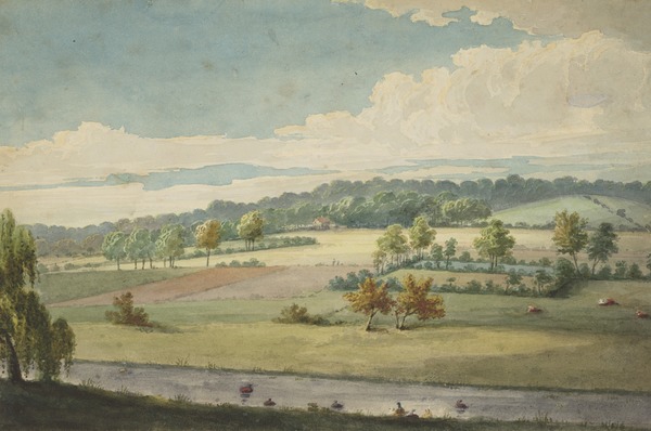 Wimbledon from Wandsworth by William Linton | National Galleries of ...
