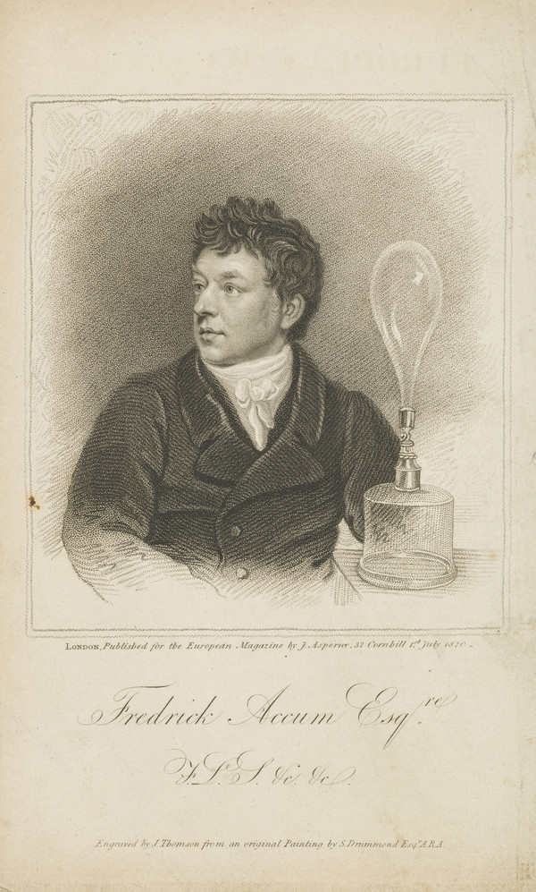 Frederick Christian Accum, 1769 - 1839. Chemist by J. Thomson ...