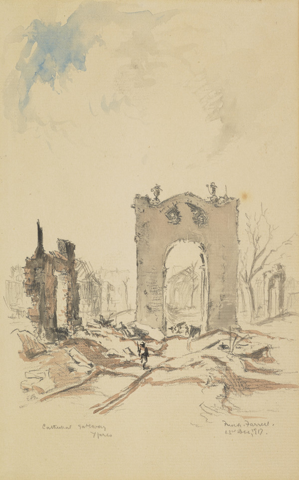Cathedral Gateway, Ypres by Frederick Arthur Farrell | National ...