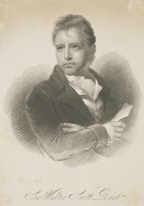 Sir Walter Scott, 1771 - 1832. Novelist and poet by J.R. West ...