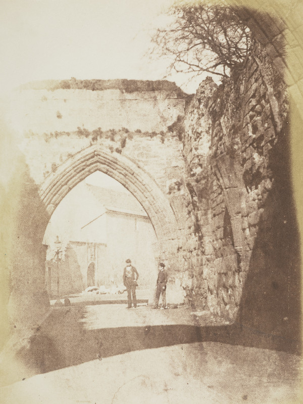 The 'Pends', with a man and boy [St Andrews 28] by David Octavius Hill ...