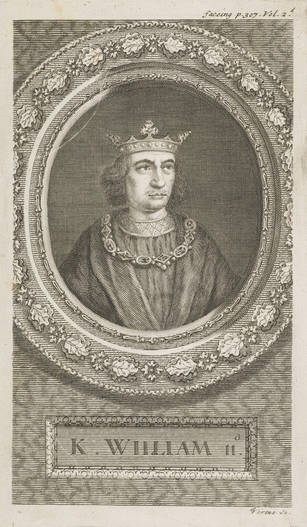 William ('Rufus') II, d. 1100. King of England by George Vertue | National Galleries of Scotland