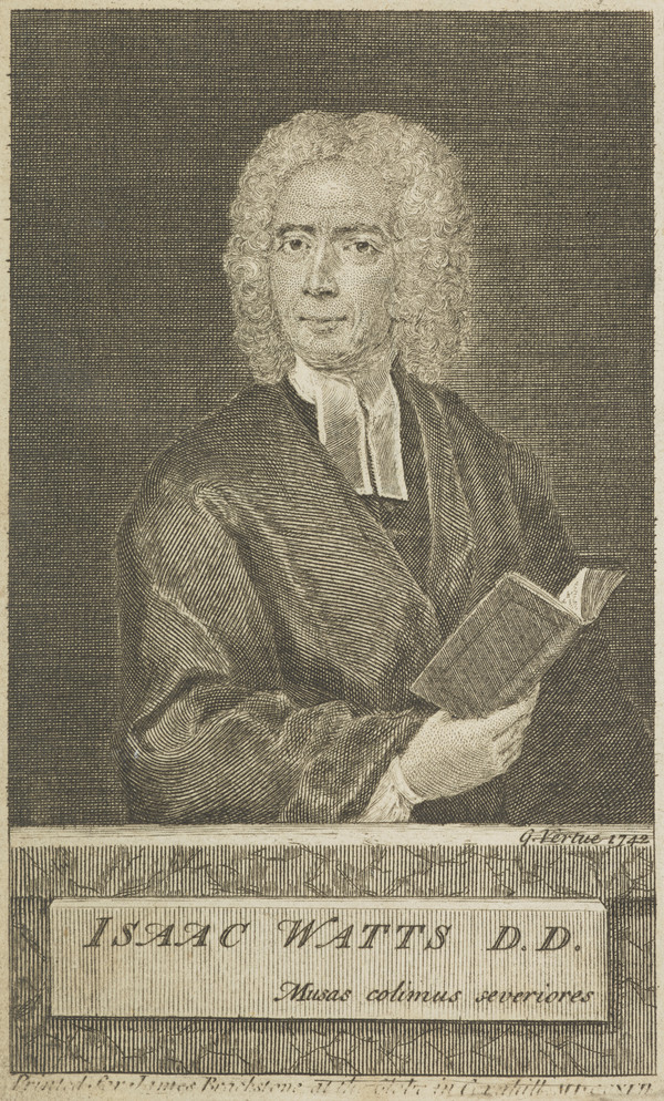 Rev. Isaac Watts, 1674 - 1748. Minister and hymn writer by George Vertue | National Galleries of ...