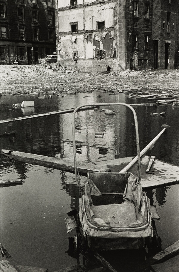 An Eye on the Street, Glasgow 1968 (Pram in puddle) by David Peat ...