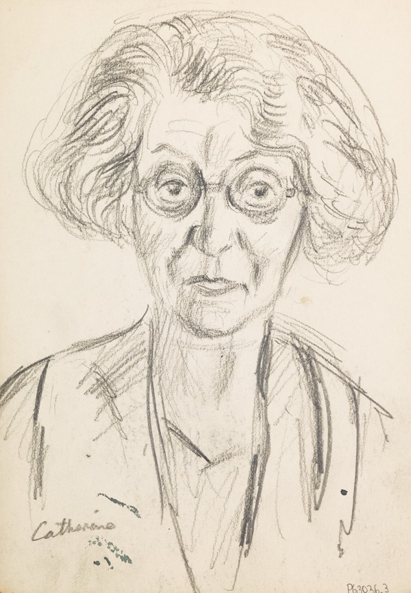 Sketch of a Woman, inscribed "Catherine" by Emilio Coia | National ...