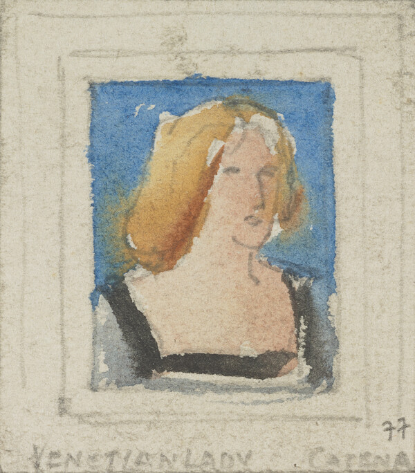 Portrait of a Venetian Lady by Stanley Cursiter | National Galleries of Scotland