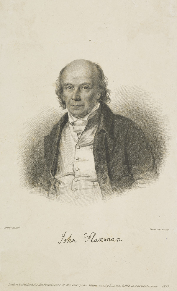 John Flaxman, 1755 - 1826. Sculptor and draughtsman by J. Thomson ...