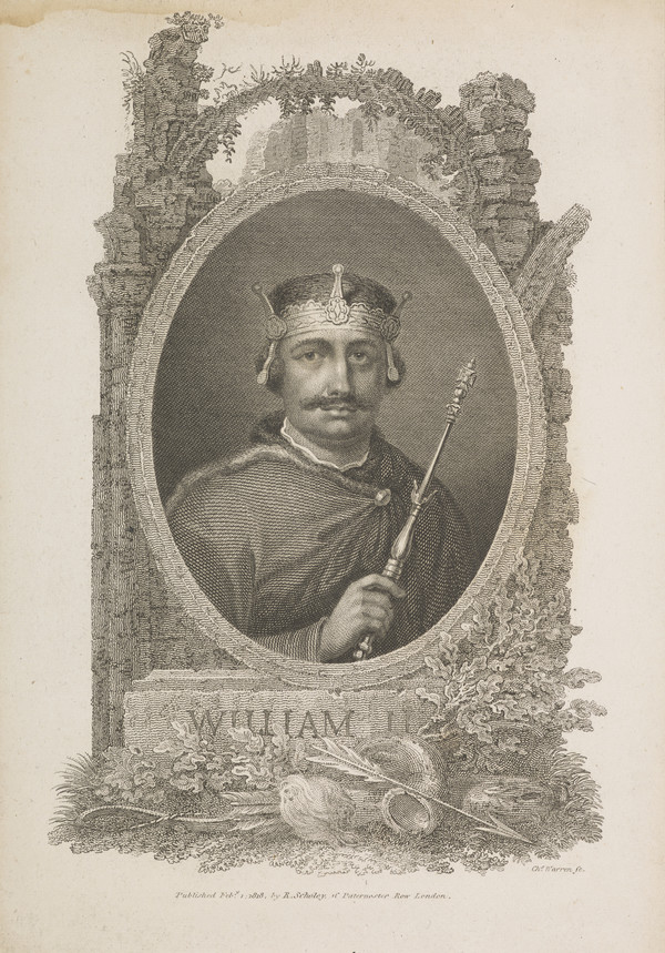 William ('Rufus') II, d. 1100. King of England by Charles Warren ...