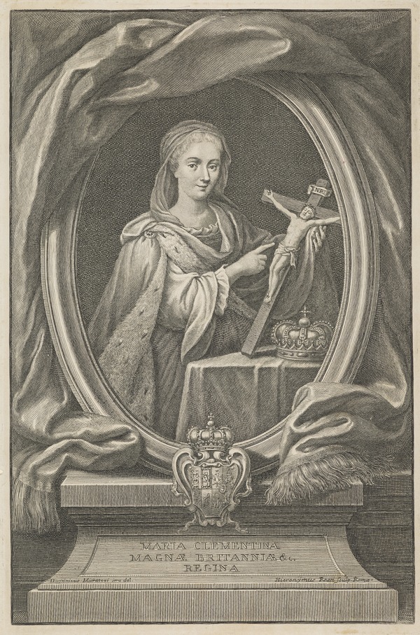 Princess Maria Clementina Sobieska, 1701 - 1735. Wife of Prince James ...
