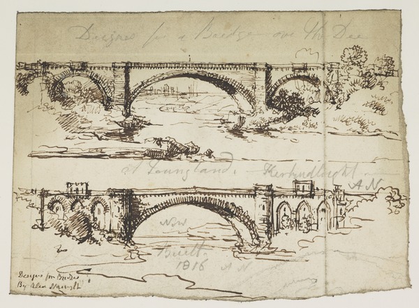 Two Bridge Designs (Tongueland Bridge) by Alexander Nasmyth | National ...