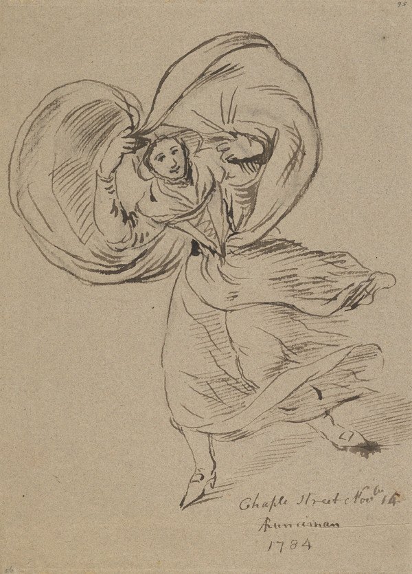 Woman Walking in a Cloak by Alexander Runciman | National Galleries of ...