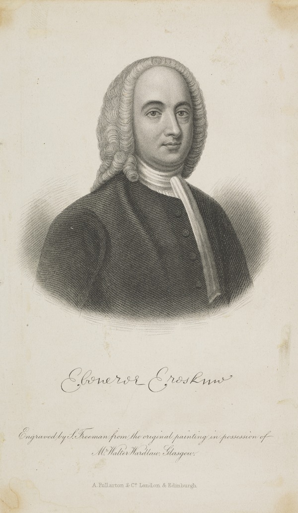 Rev. Ebenezer Erskine, 1680 - 1754. Secession leader by Samuel Freeman ...