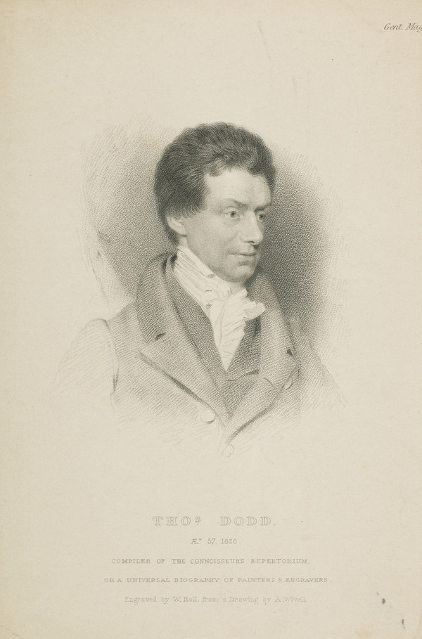 Thomas Dodd, 1771 - 1850. Auctioneer and printseller by William Holl ...