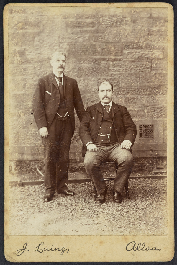 Portrait of Two Men by J. Laing | National Galleries of Scotland