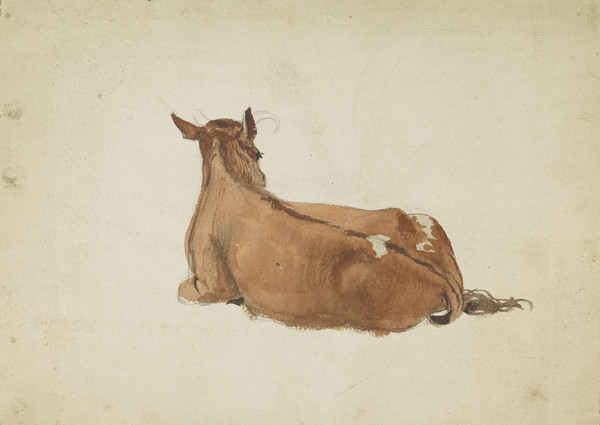 A Seated Cow by William Bell Scott | National Galleries of Scotland