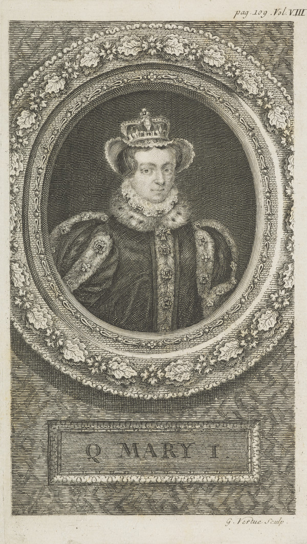 Mary, 1516 - 1558. Queen of England by George Vertue | National ...
