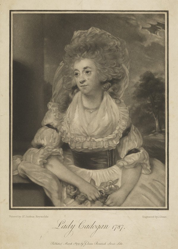 Mary Churchill, Lady Cadogan, born 1758. 2nd wife of the 1st Earl of ...