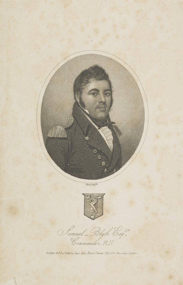 Samuel Blyth, 1783 - 1813. Commander Royal Navy by T. or J. Blood ...