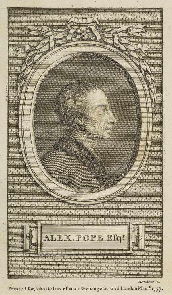 Alexander Pope, 1688 - 1744. Poet by John Thornthwaite | National ...