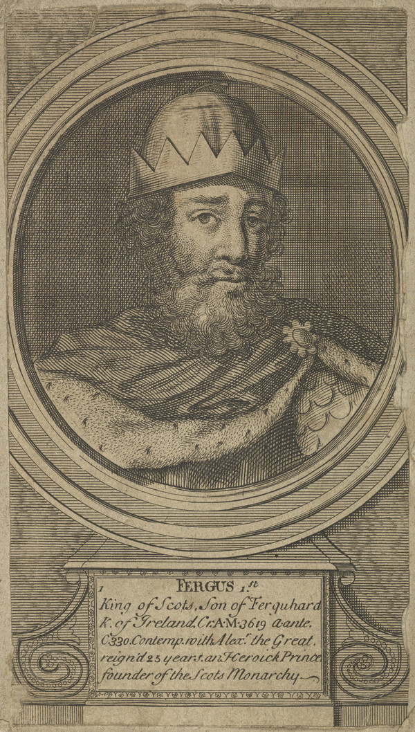 Fergus Ist King of Scots, Son of Ferquhard K. of Ireland. Cr.A.M.3619 A ...