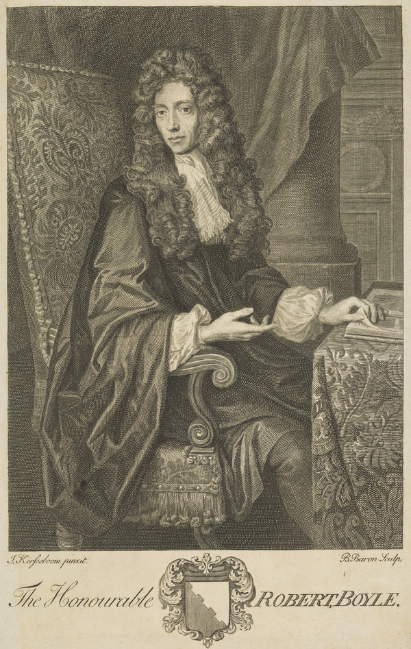 The Honourable Robert Boyle, 1627 - 1691. Philosopher by Bernard Baron ...