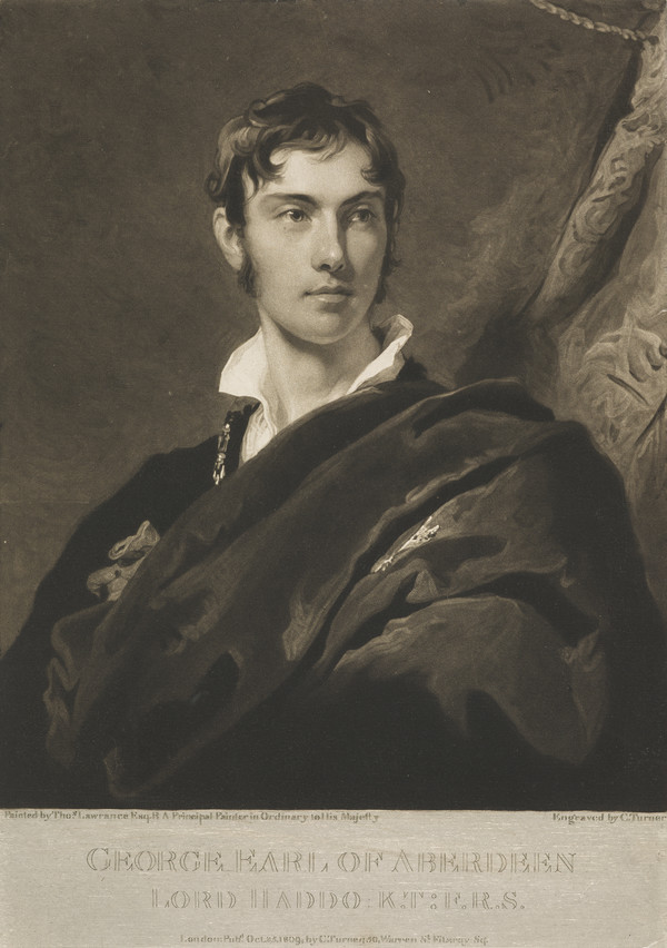 George Hamilton Gordon, 4th Earl of Aberdeen, 1784 - 1860. Statesman by ...