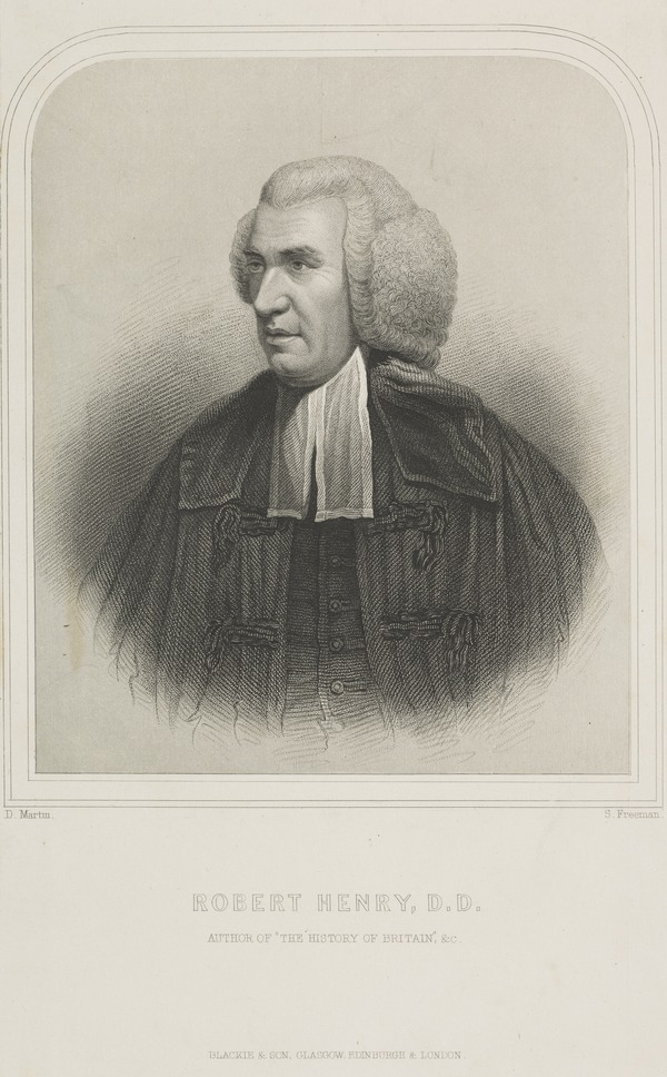 Rev. Robert Henry, 1718 - 1790. Historian by Samuel Freeman | National ...