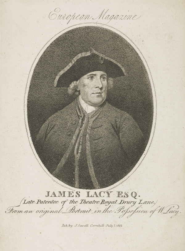 James Lacy, 1696 - 1774. Patentee of Drury Lane Theatre | National ...