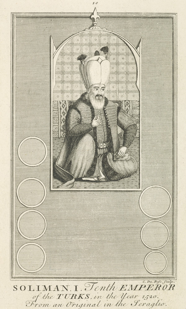 Suleiman (Soliman) I, 'Suleiman the Magnificent', 1494 - 1566. Tenth ...