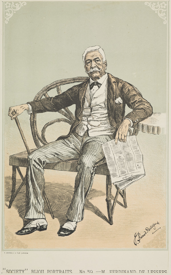 Ferdinand de Lesseps, 1805 - 1894. French diplomatist | National Galleries of Scotland
