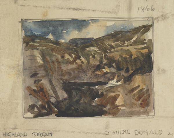 A Highland Stream: Glenfruin by Stanley Cursiter | National Galleries ...