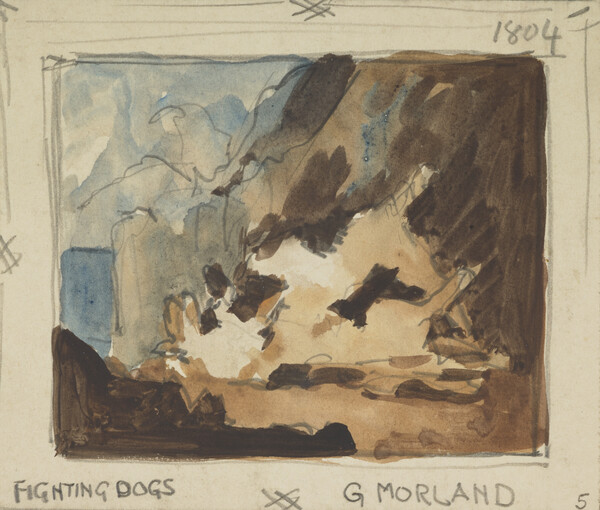 Fighting Dogs by Stanley Cursiter | National Galleries of Scotland