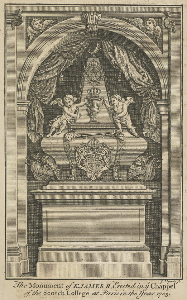 James VII and II, 1633 - 1701. Reigned 1685 - 1688 (His monument in the ...
