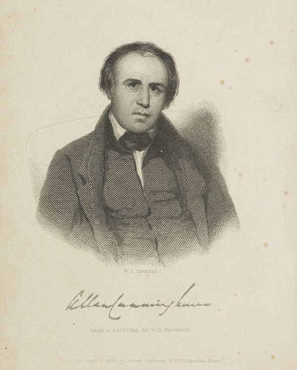 Allan Cunningham, 1784 - 1842. Poet and critic by William Camden ...