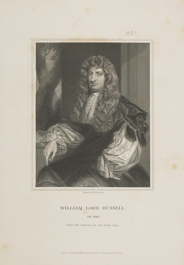 William Russell, Baron Russell, 1639 - 1683. 'The Patriot'; son of ...