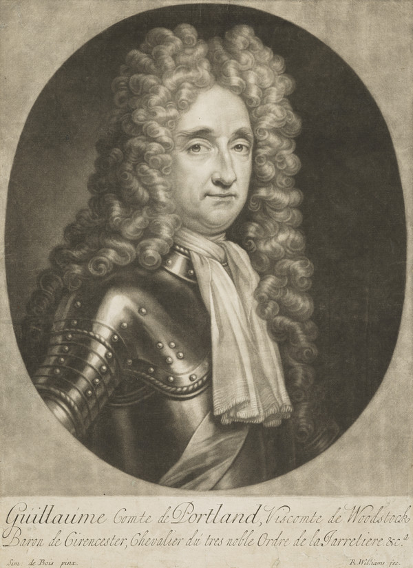 William Bentinck, 1st Earl of Portland, 1649 - 1709 by R. Williams ...