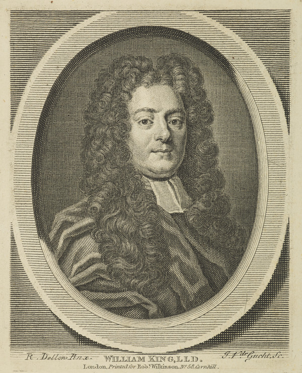 William King, 1663 - 1712. Writer by Jan van der Gucht | National ...