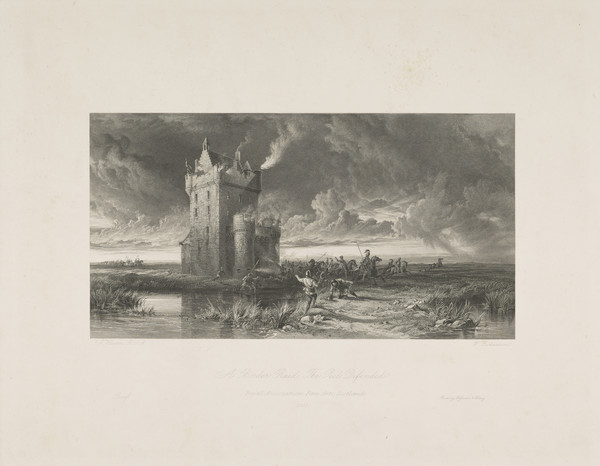 A Border Raid. The Peel Tower Defended by William Richardson | National ...
