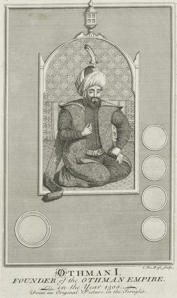 Osman I (Al Ghazi), 1259 - 1326. Ottoman Sultan by Claude du Bosc ...