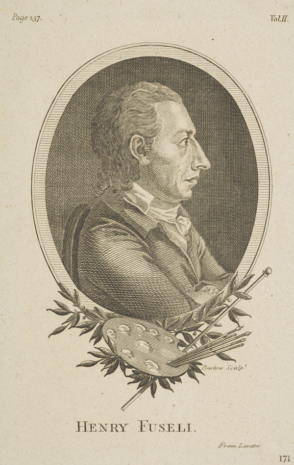 Henry Fuseli (Johann Heinrich Fuessli), 1741 - 1825. Painter and writer ...