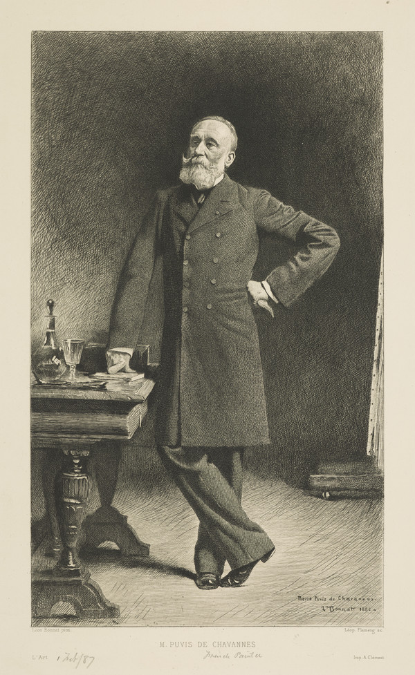 Pierre Puvis de Chavannes, 1824 - 1898. French decorative symbolic ...