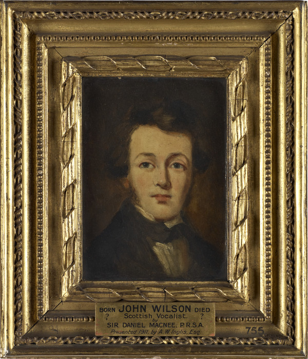 John Wilson, 1800 - 1849. Singer and composer of songs by Sir Daniel ...