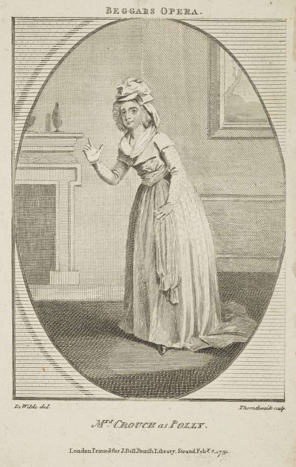 Anna Maria Crouch (née Phillips), 1763 - 1805. Vocalist and actress by ...