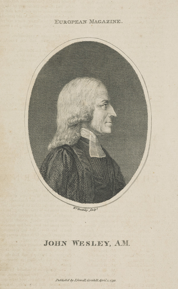 Rev. John Wesley, 1703 - 1791. Founder of Methodism by William Bromley ...