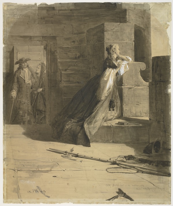 Edith Bellenden on the Battlements by Robert Herdman | National ...