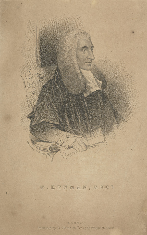 Thomas Denman, 1st Baron Denman, 1779 - 1854. Lord Chief Justice by R ...