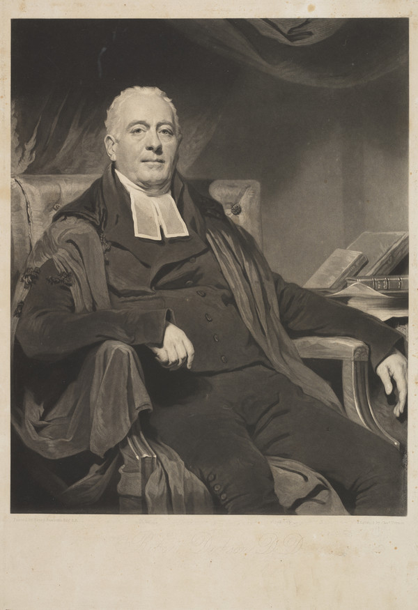 Robert Dickson, 1758 - 1824. Minister of South Leith Church by Charles ...