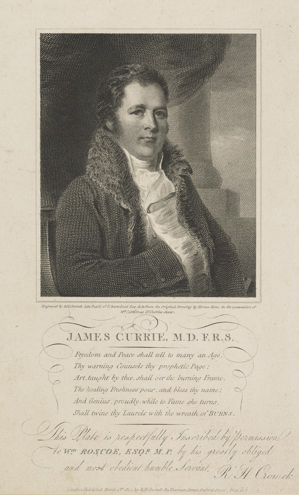 James Currie, 1756 - 1805. Physician and man of letters by Robert ...