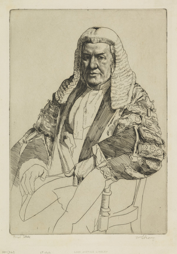 Lord Justice Lindley (Strang No. 301) by William Strang | National ...